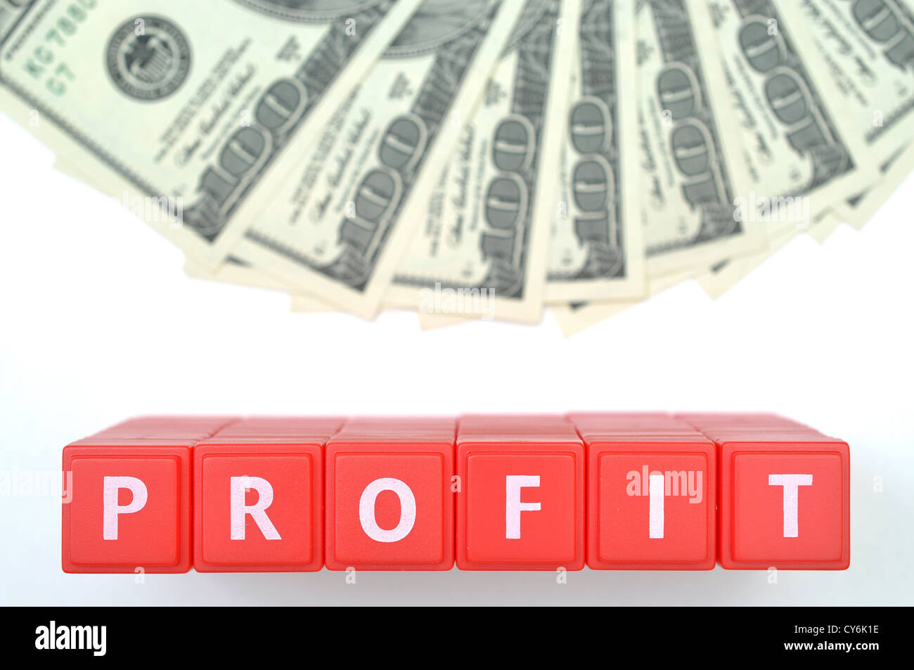 Abstract profit background Stock Photo - Alamy