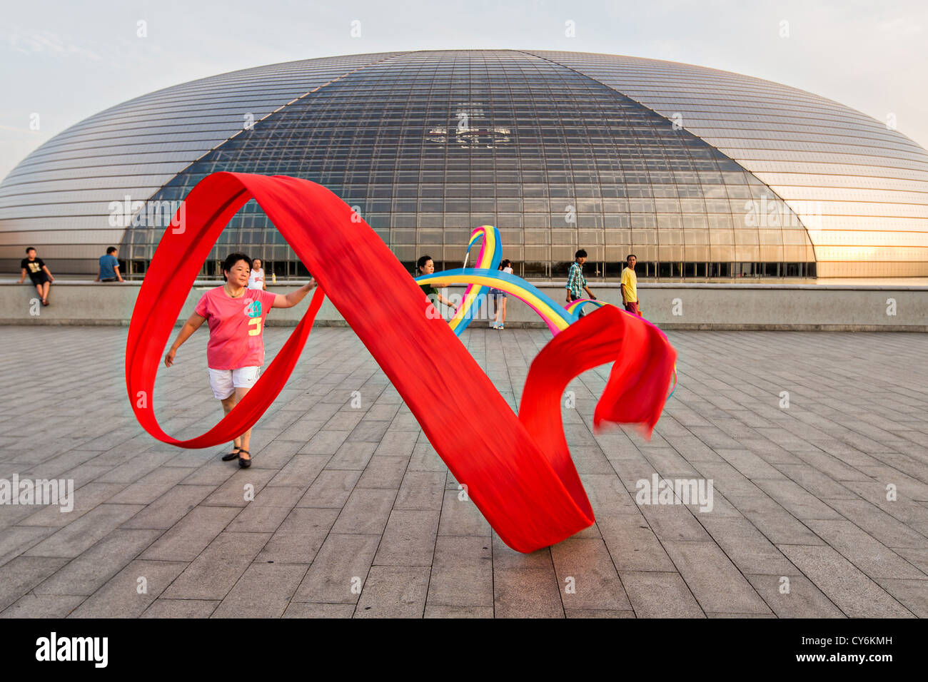 Ribbon Dance China Stock Photos & Ribbon Dance China Stock Images - Alamy