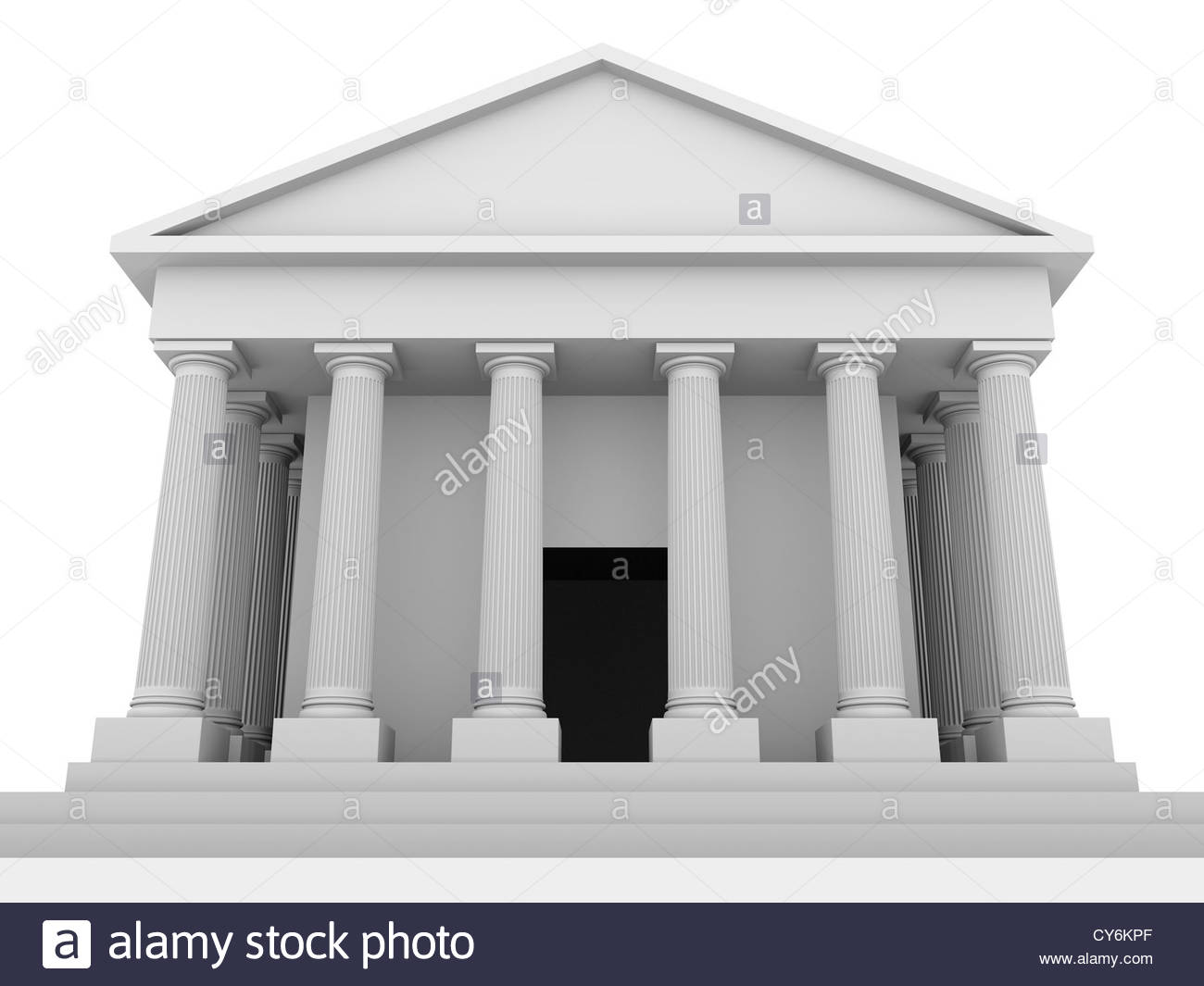 Greek Columns Black and White Stock Photos & Images - Alamy
