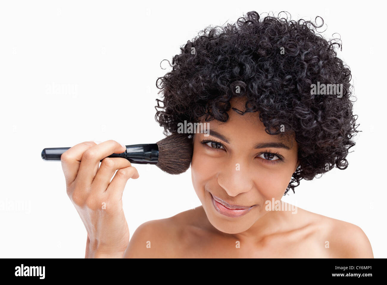 Blush face hi-res stock photography and images - Alamy
