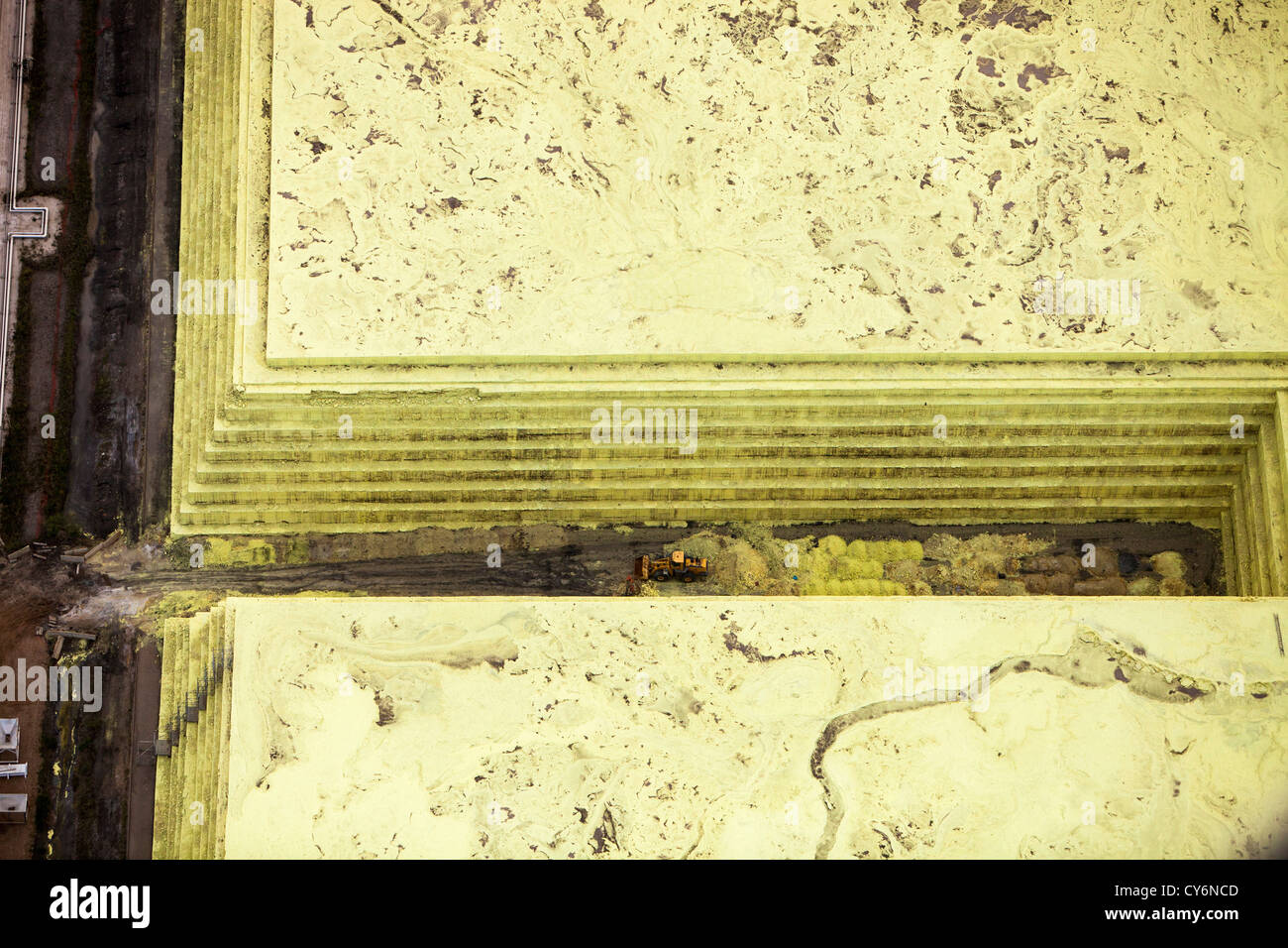 Sulphur which has to be extracted from the raw bitumen from tar sands ...