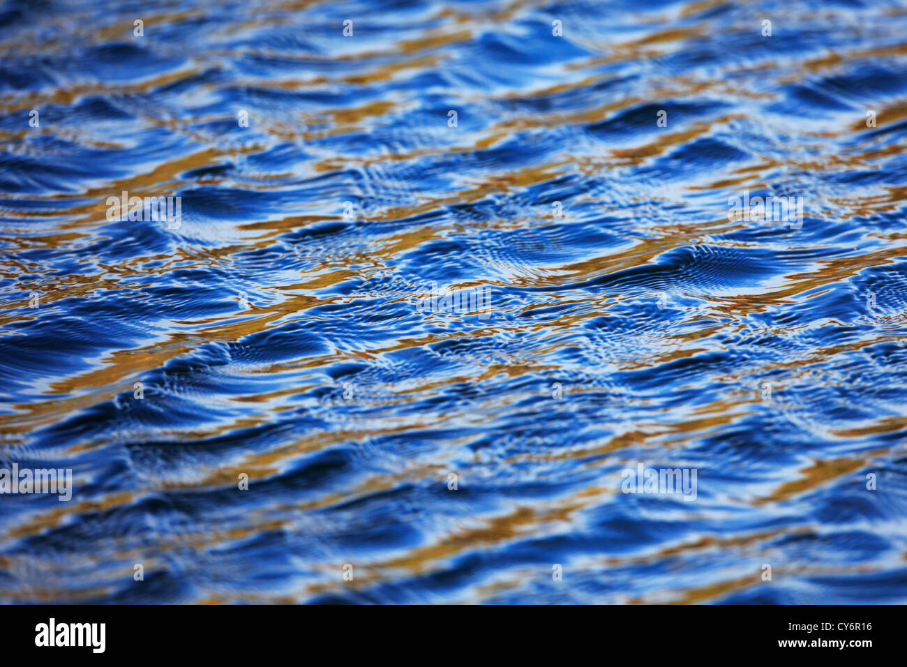 Minnesota lake water surface detail Stock Photo - Alamy