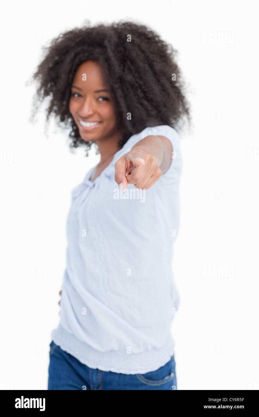 Woman Pointing And Laughing