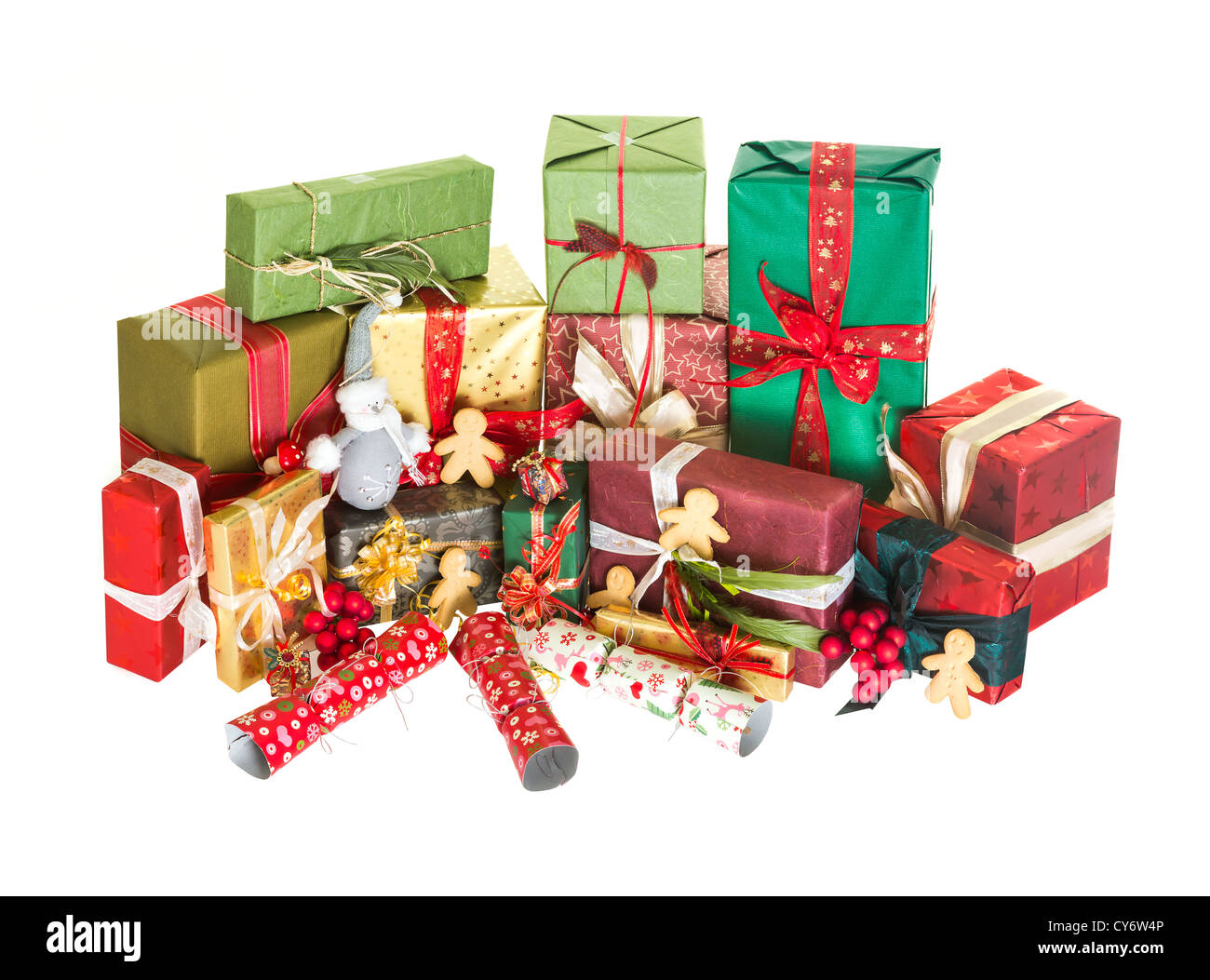 Gingerbread men stacked Cut Out Stock Images & Pictures - Alamy