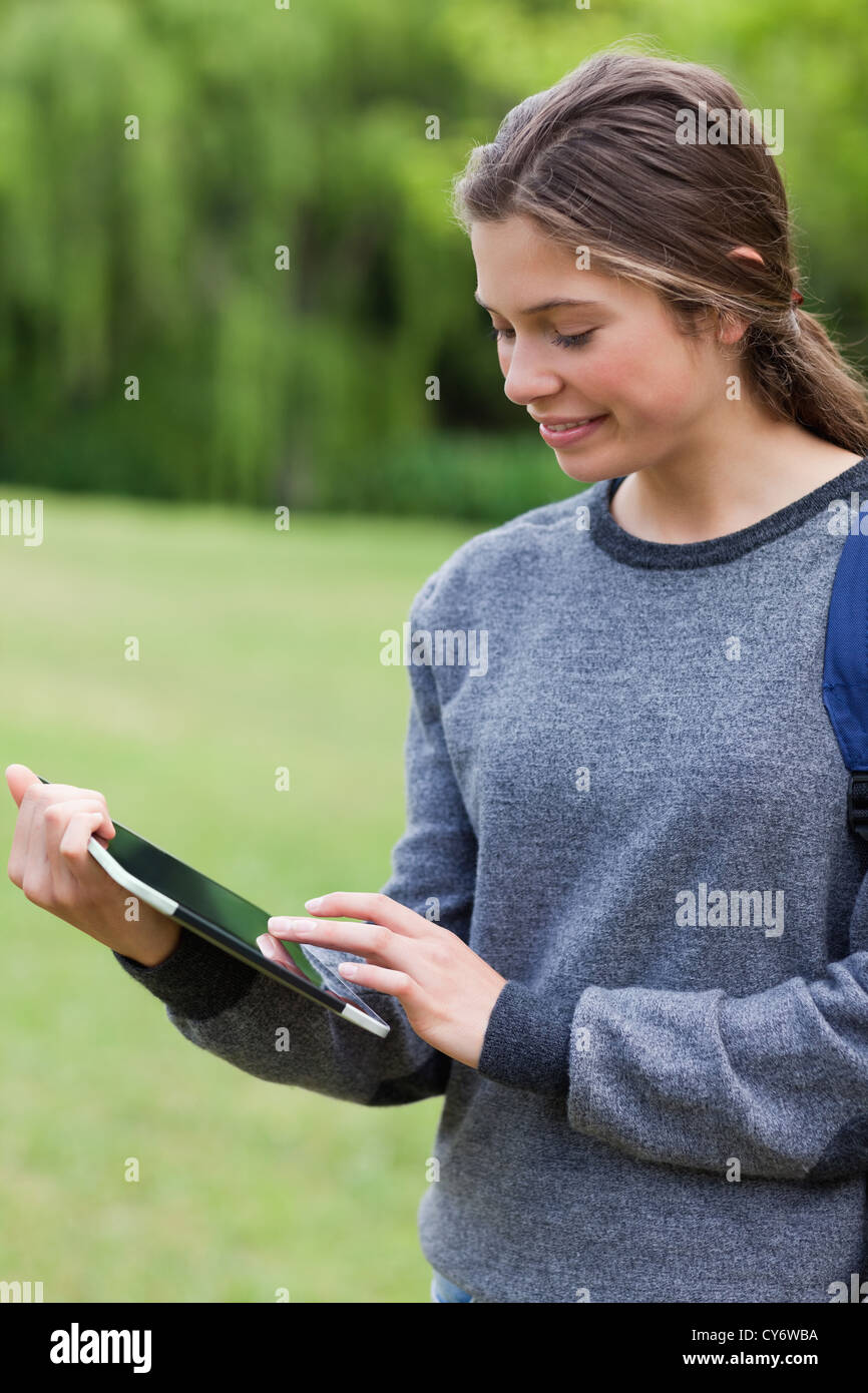Young relaxed woman standing upright hi-res stock photography and ...