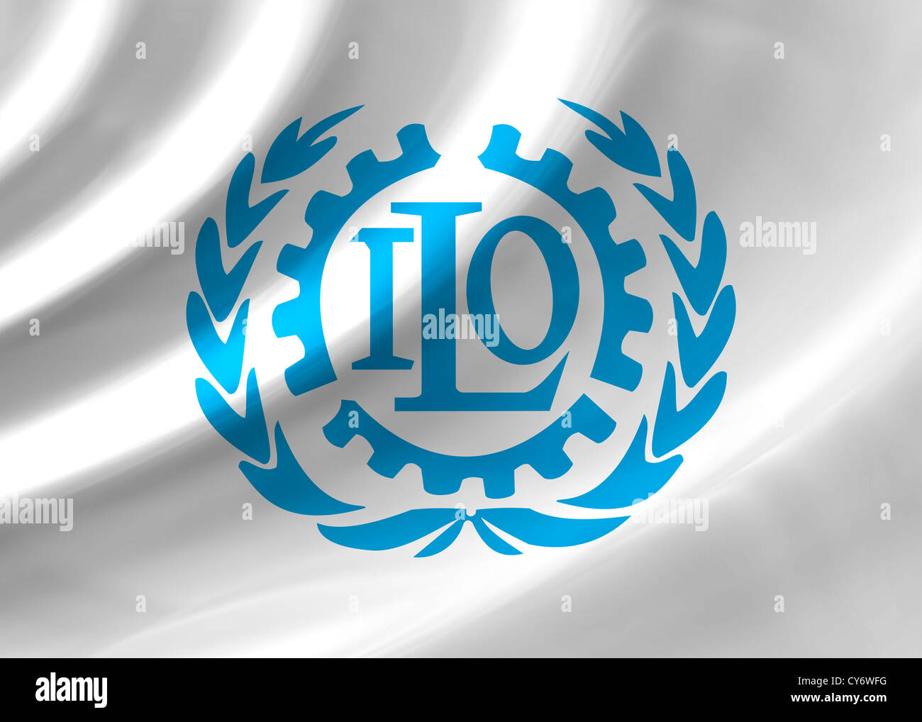 ILO - International Labour Organization logo symbol flag Stock Photo ... ILO - International Labour Organization logo symbol flag Stock Photo ...