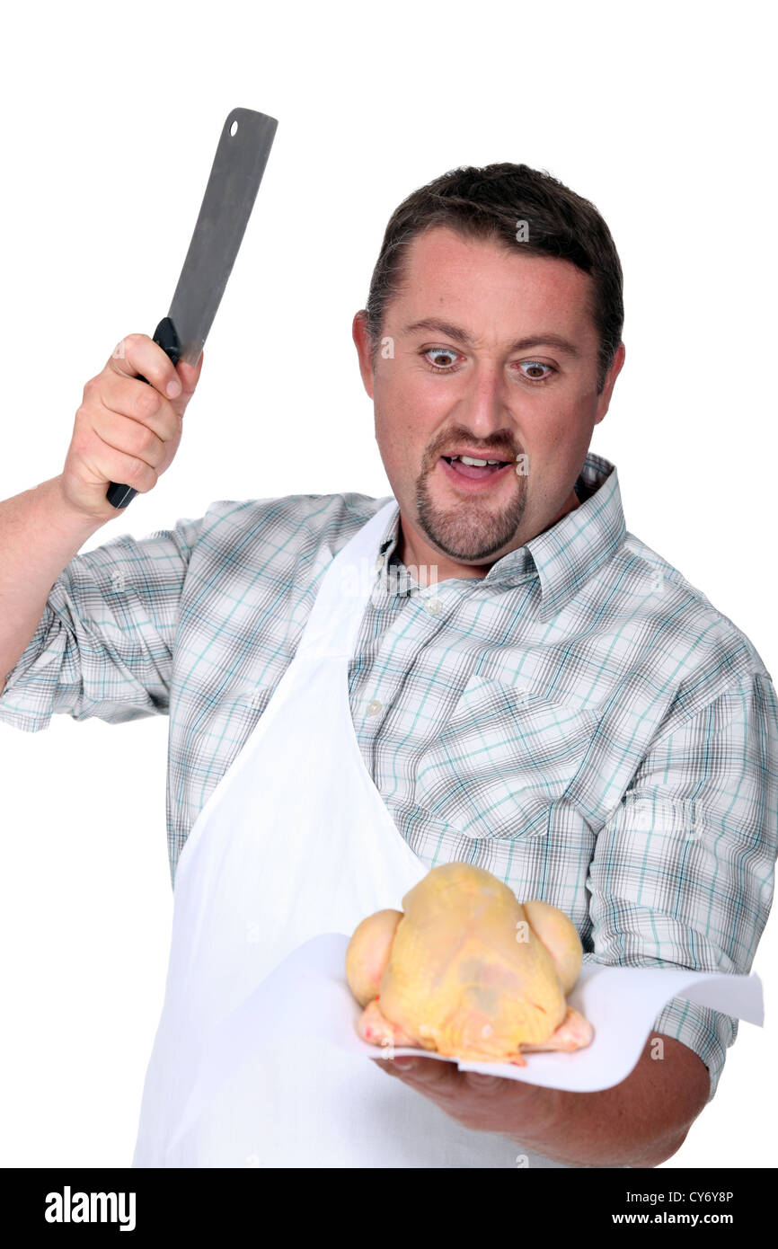 Butcher axe hi-res stock photography and images - Alamy