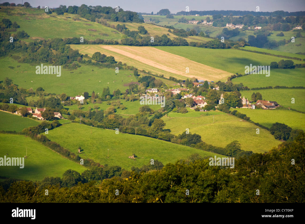 The village in the valley hi-res stock photography and images - Alamy