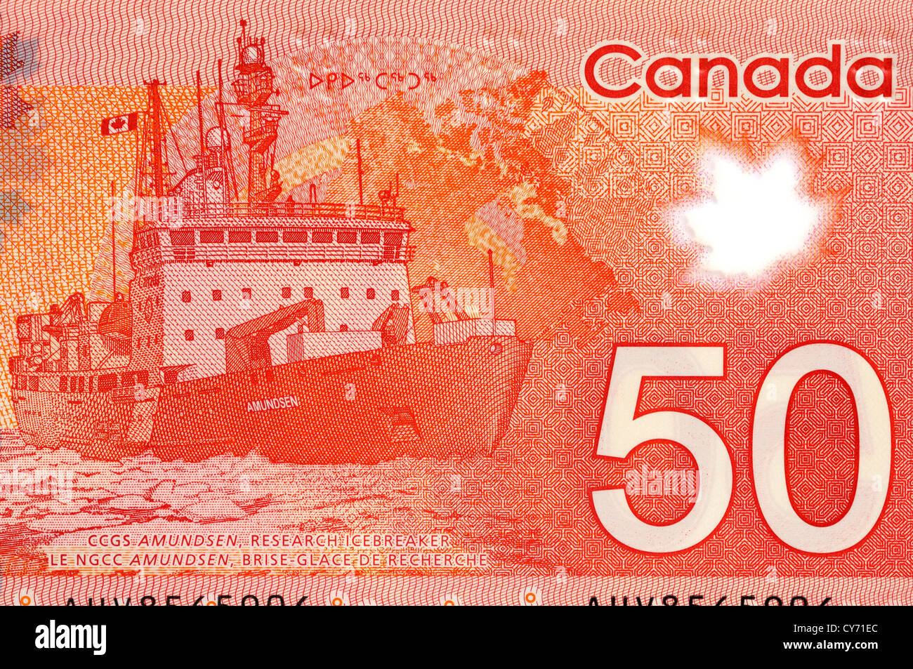 Canadian fifty dollars bill hi-res stock photography and images - Alamy