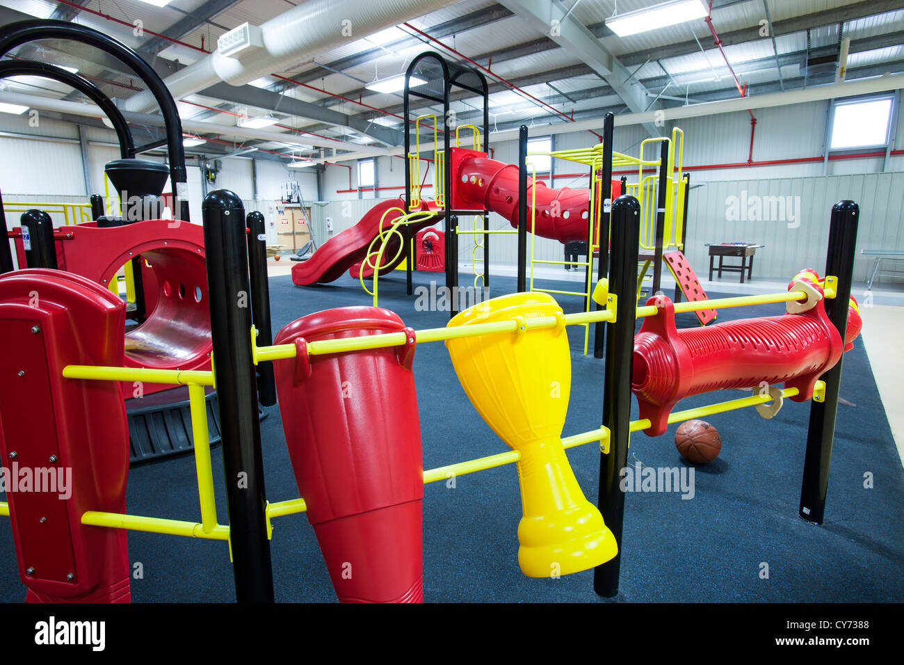 The youth centre in Fort Chipweyan. The town is on the Athabasca river ...
