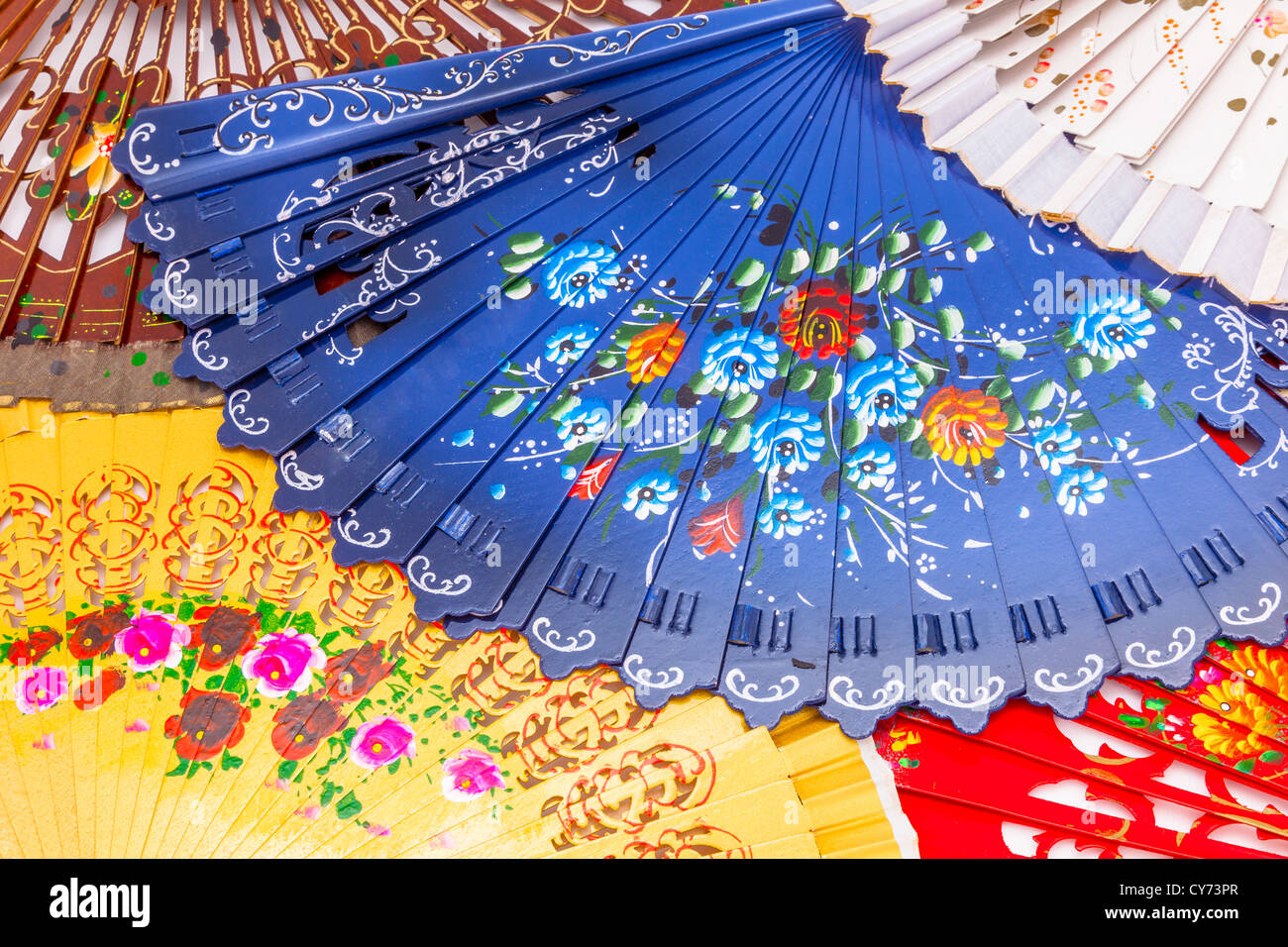 Spanish traditional flamenco fans hi-res stock photography and images ...