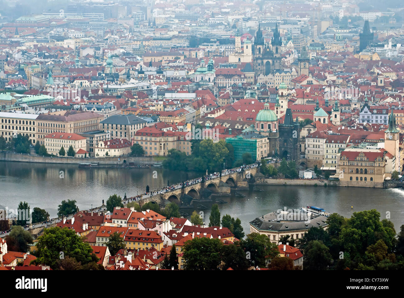Charles bridge in Prague Stock Photo - Alamy