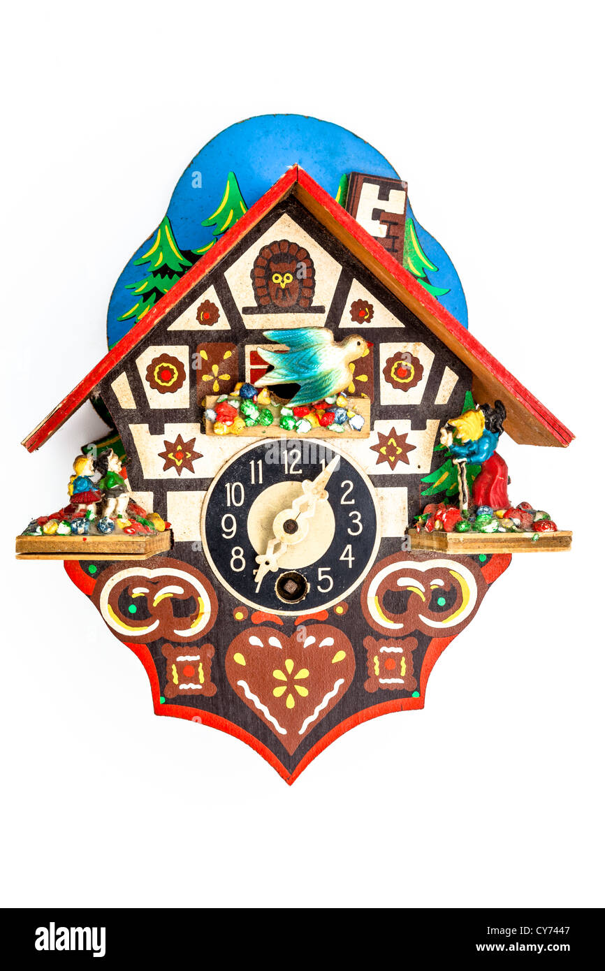 Ornate cuckoo clock Cut Out Stock Images & Pictures - Alamy
