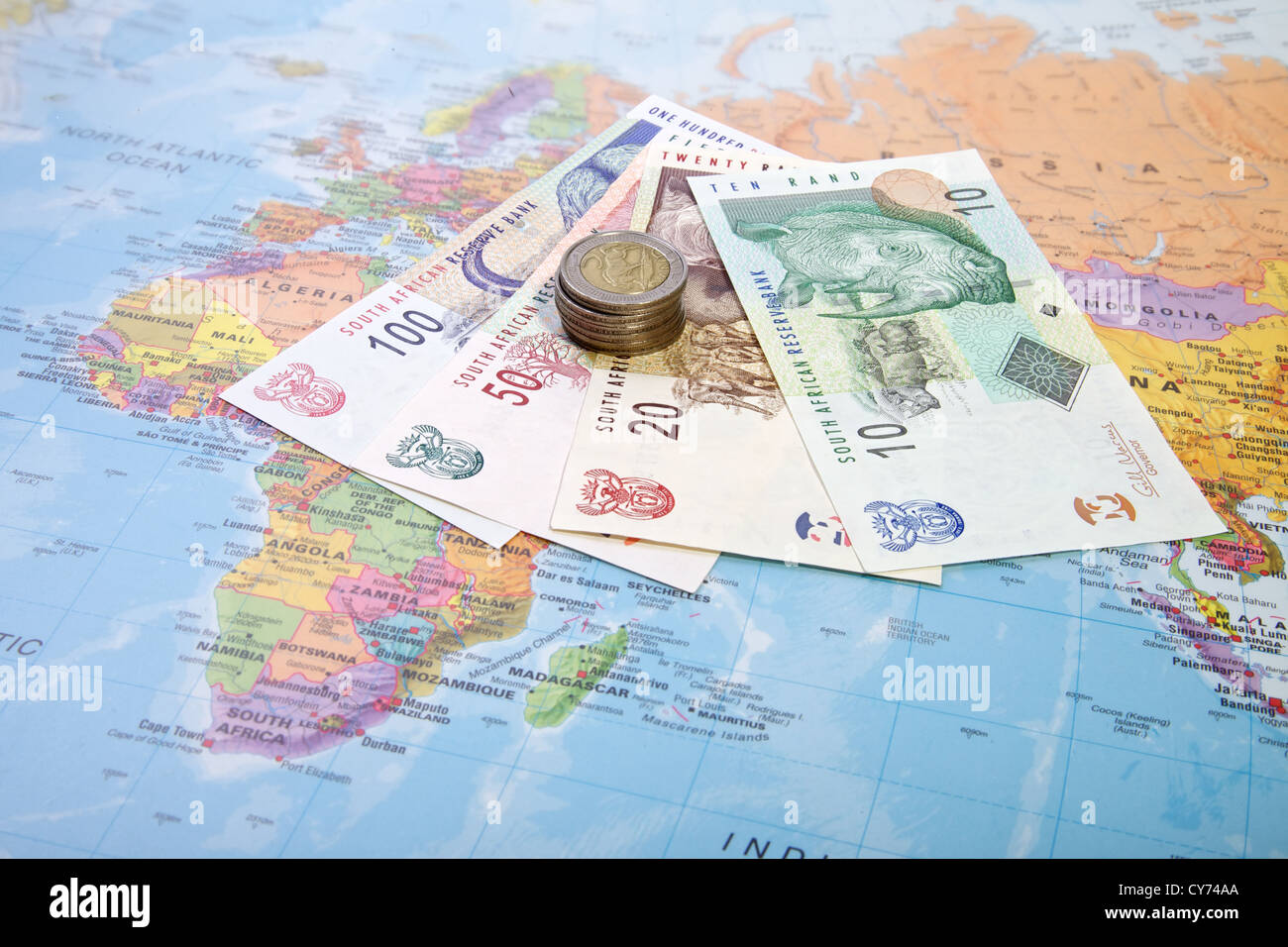 South african money rands hi-res stock photography and images - Alamy