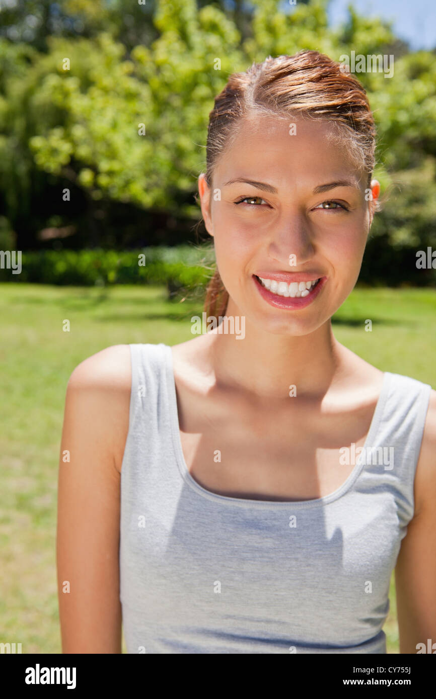Beautiful woman looking ahead hi-res stock photography and images - Alamy