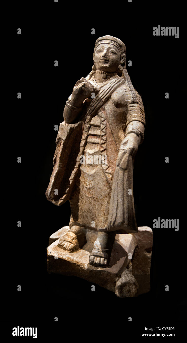 Limestone figure of a woman Archaic late 6th century B.C. Cypriot ...