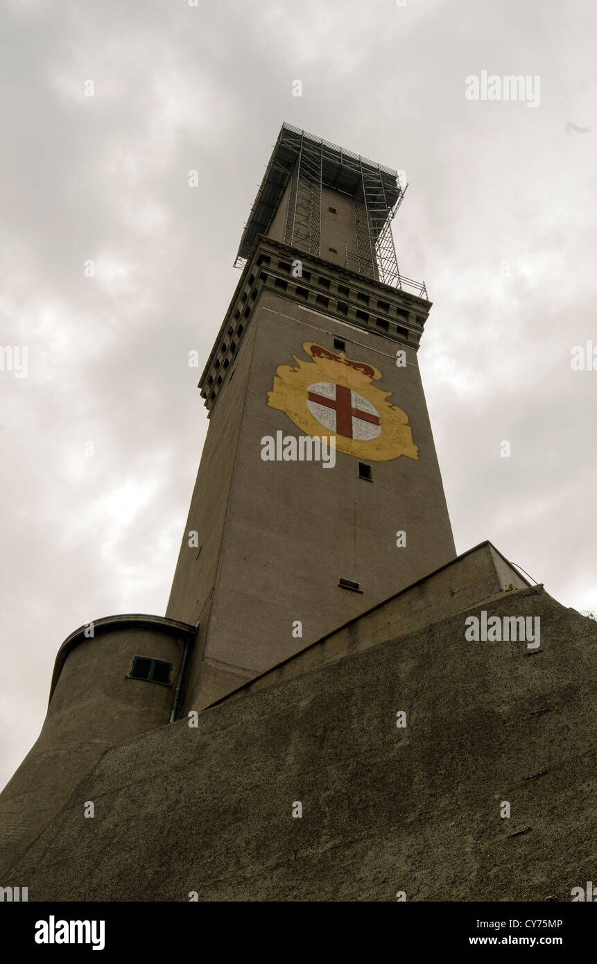 Lighthouse of Genoa called "Lanterna" - Italy Stock Photo - Alamy