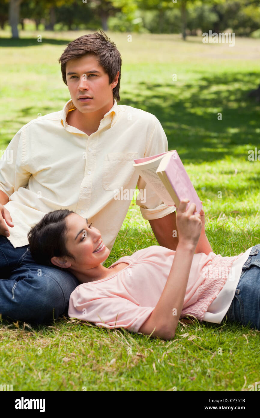 Woman holding the leg man ground hi-res stock photography and images ...