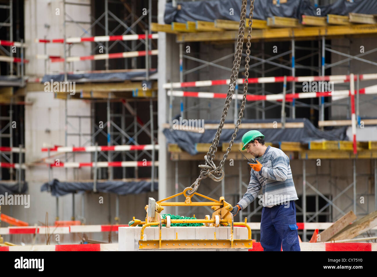 Construction site boom hi-res stock photography and images - Alamy