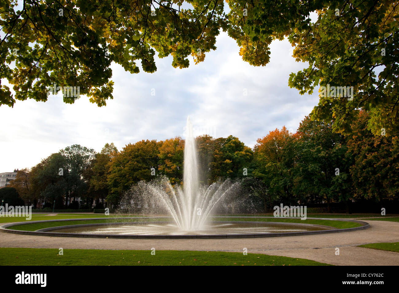 Parc du Cinquantenaire, Jubelpark, Brussels, Bruxelles, Europe Stock ...