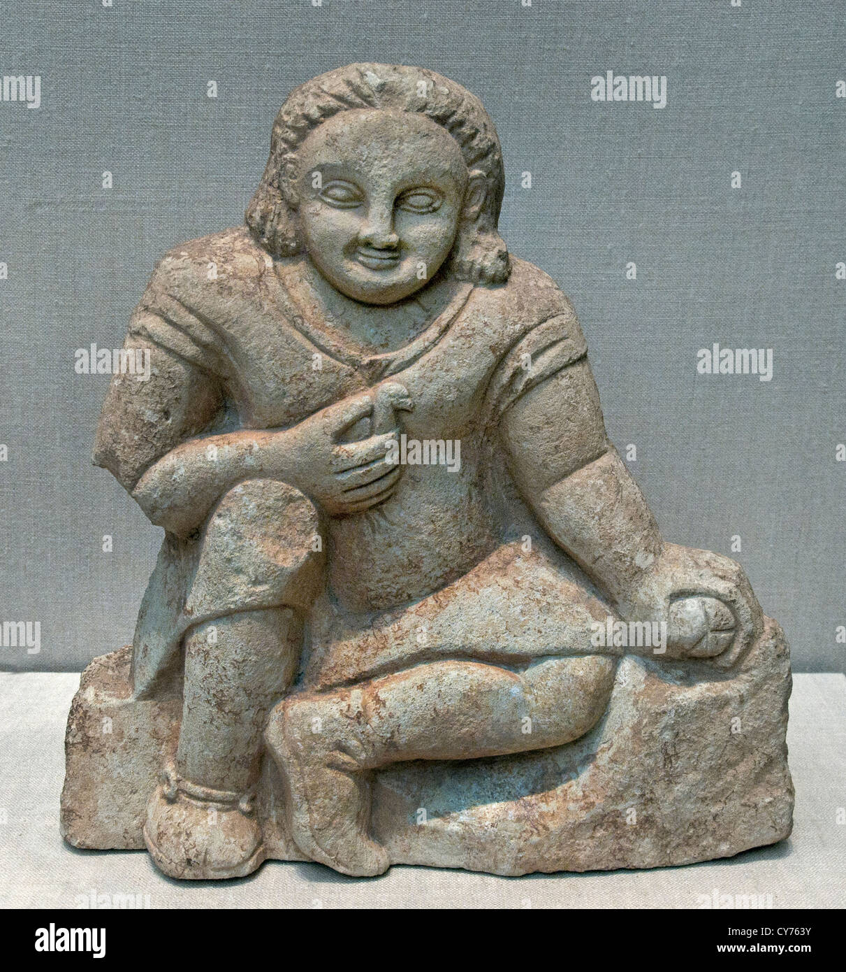 Limestone statuette temple girl Hellenistic Imperial 3rd cent BC – 1st ...