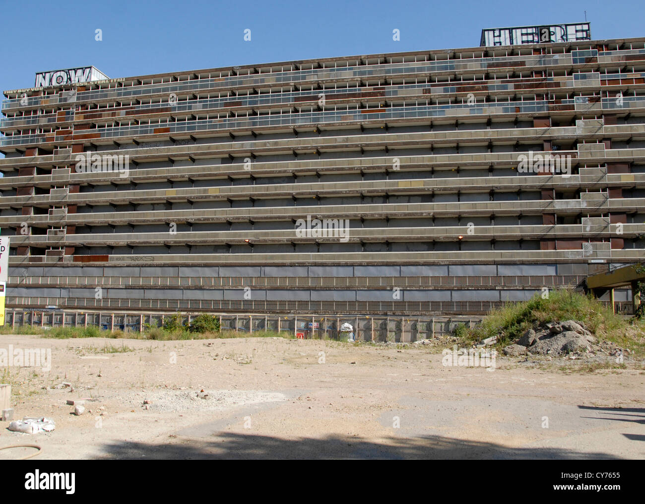Heygate housing estate in Elephant and Castle prior to demolition. The ...