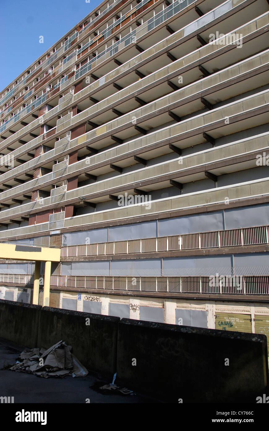 Heygate housing estate in Elephant and Castle prior to demolition. The ...