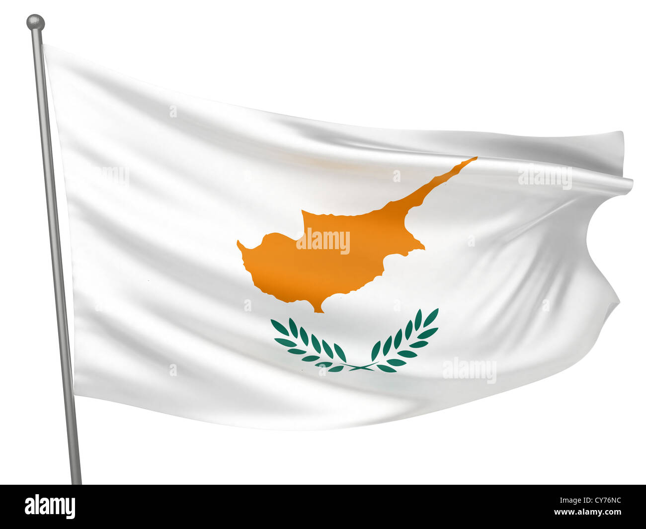 Cyprus National Flag - All Countries Collection - Isolated Image Stock ...