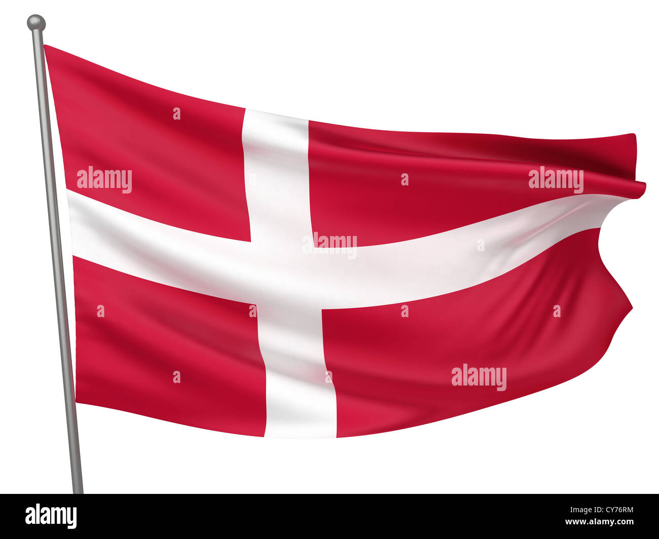 Denmark flag design hi-res stock photography and images - Alamy