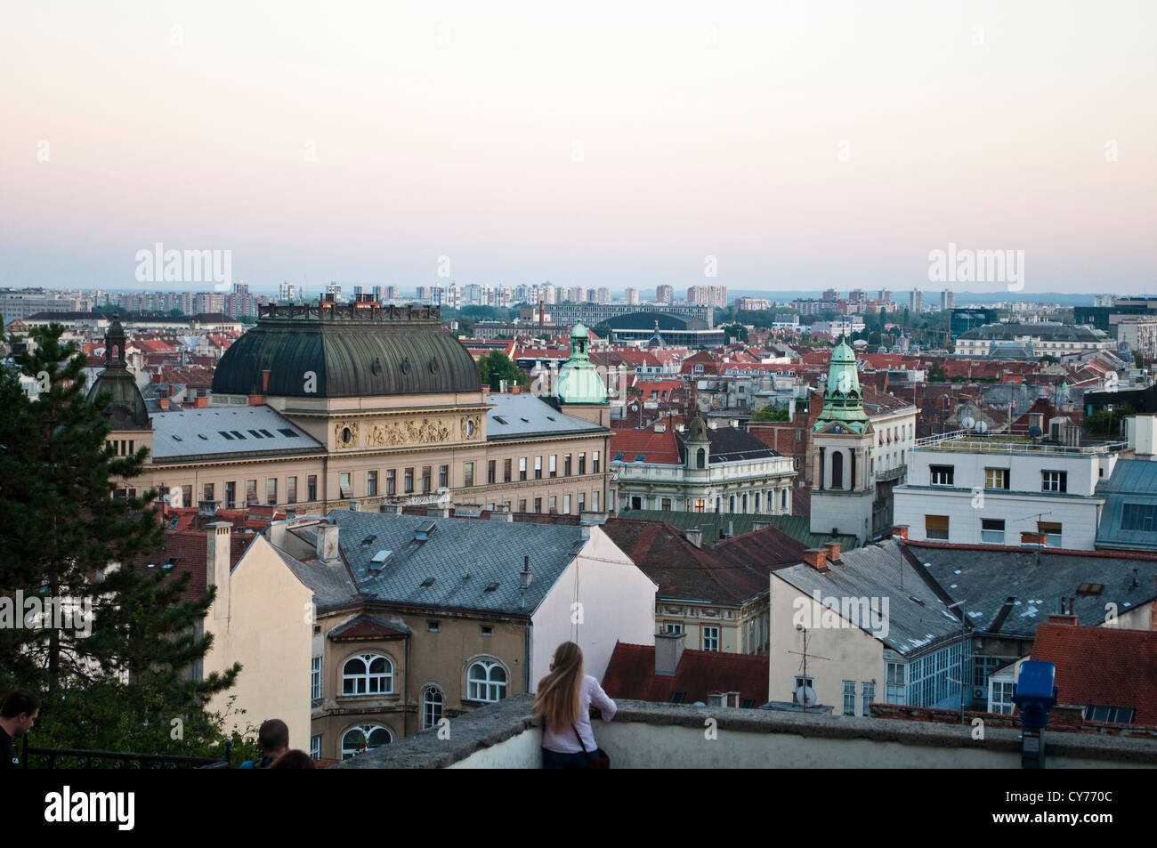 Zagreb panorama view hi-res stock photography and images - Alamy