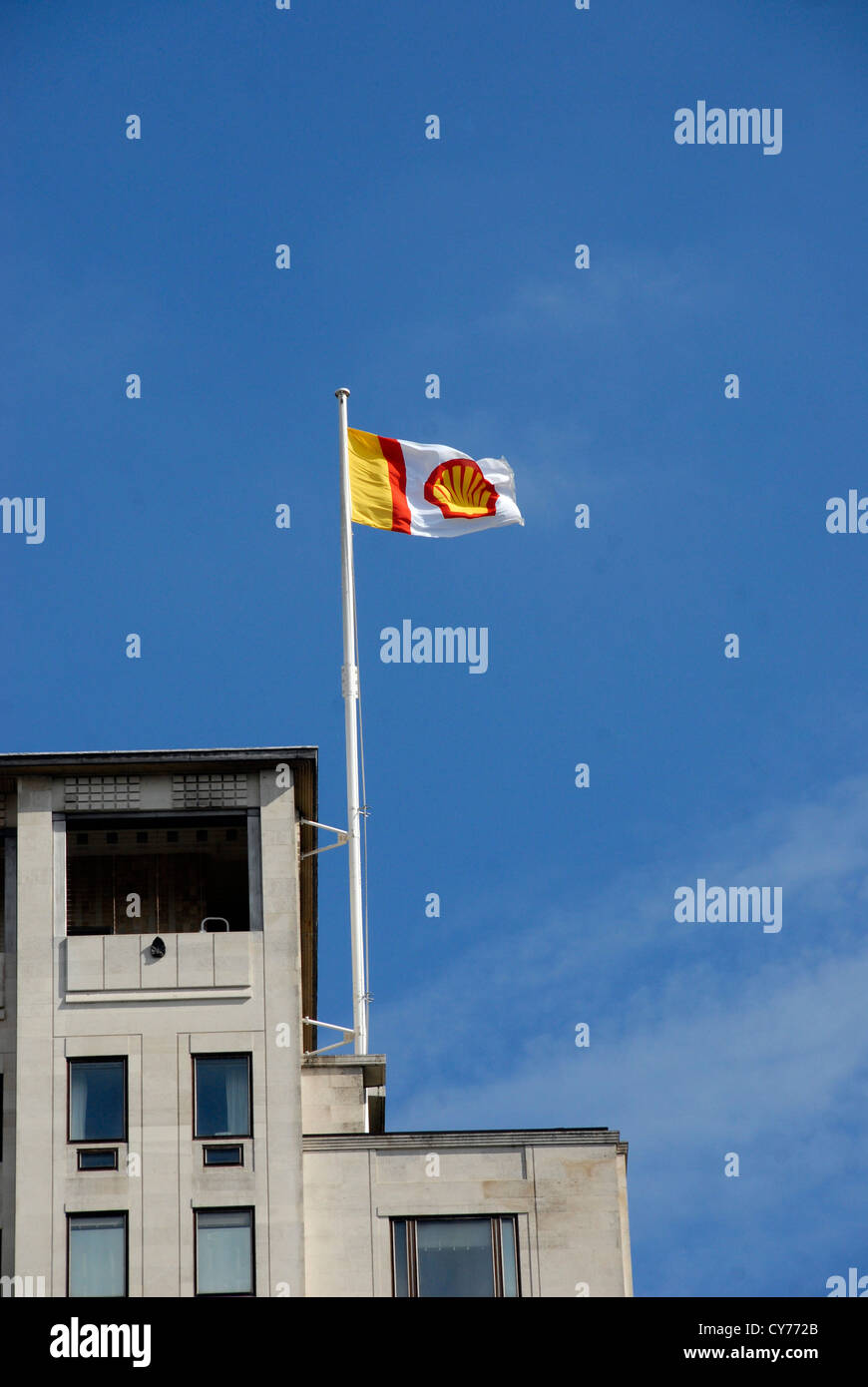 Shell building on South Bank London UK Stock Photo - Alamy