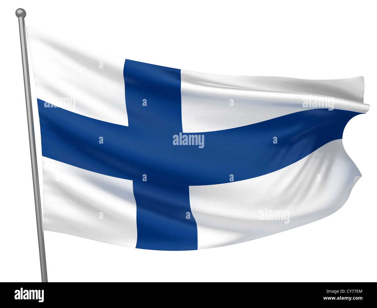 Finland National Flag - All Countries Collection - Isolated Image Stock ...