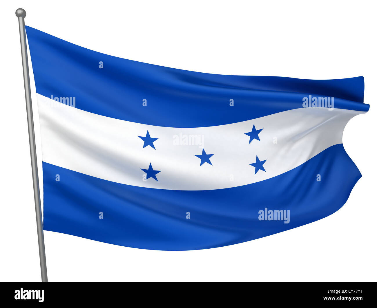 Honduras National Flag - All Countries Collection - Isolated Image ...