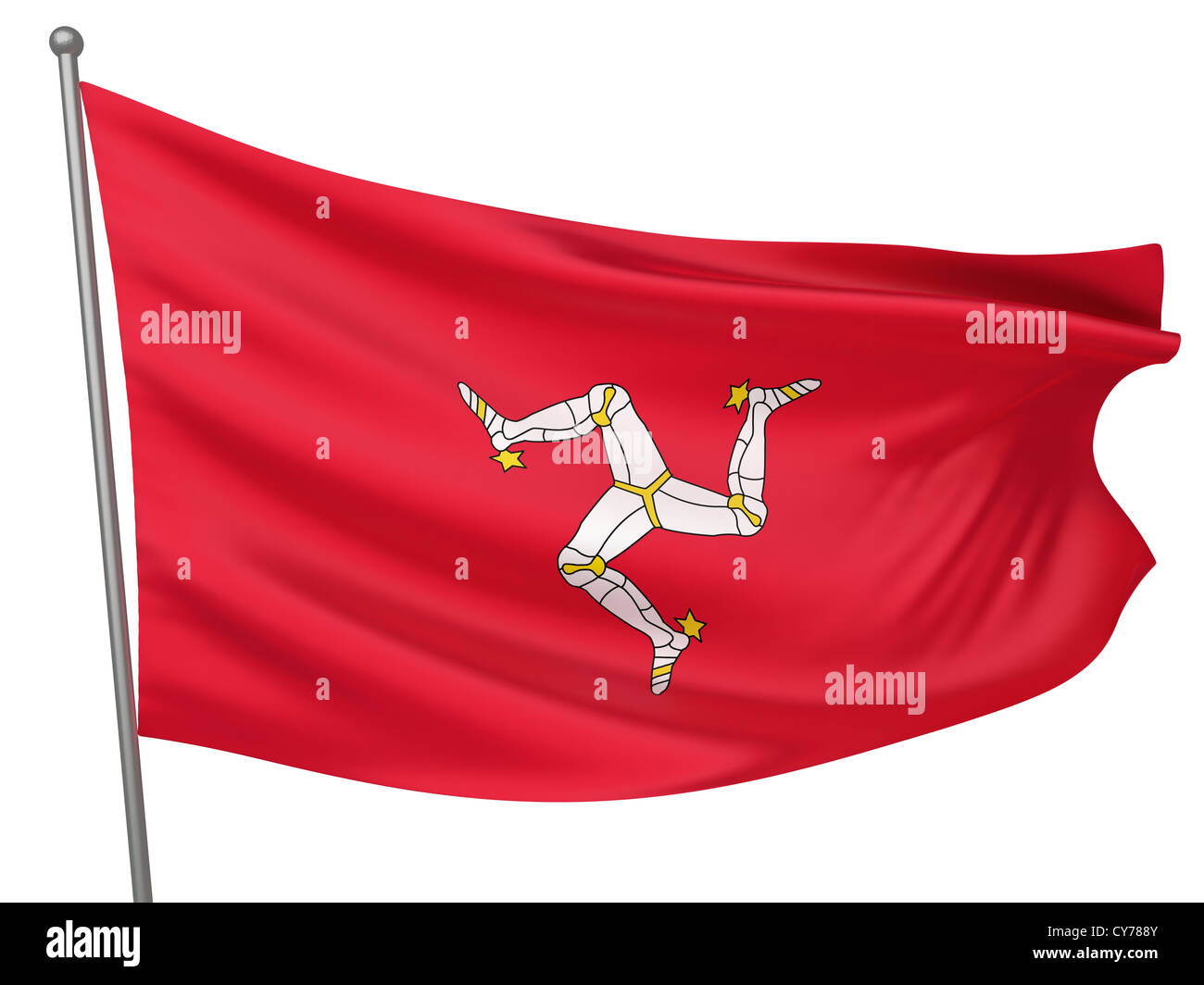 Isle of Man National Flag - All Countries Collection - Isolated Image ...