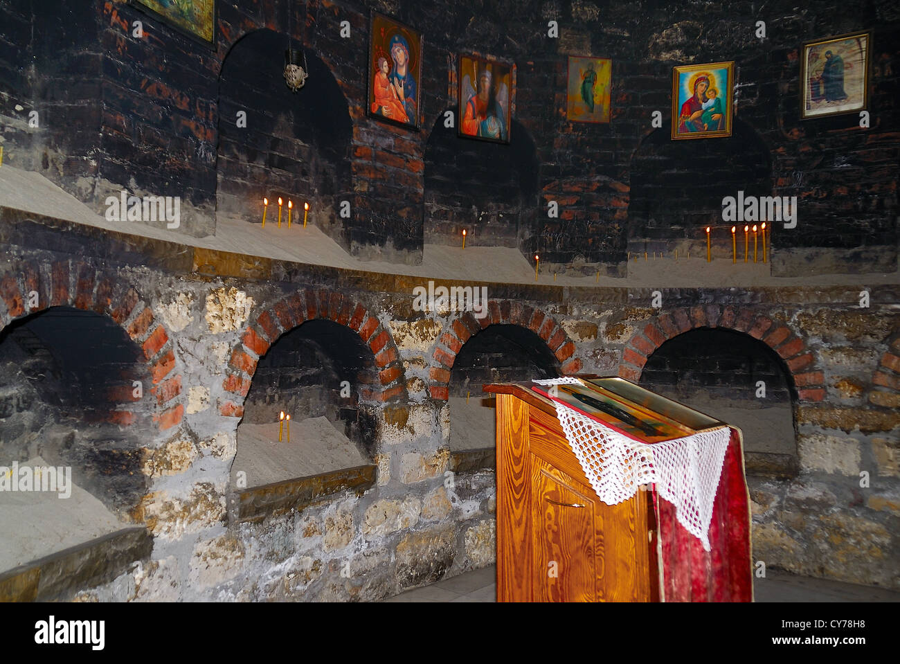 Belgrade, Serbia : Orthodox Church of "Saint Petka" within the walls of ...
