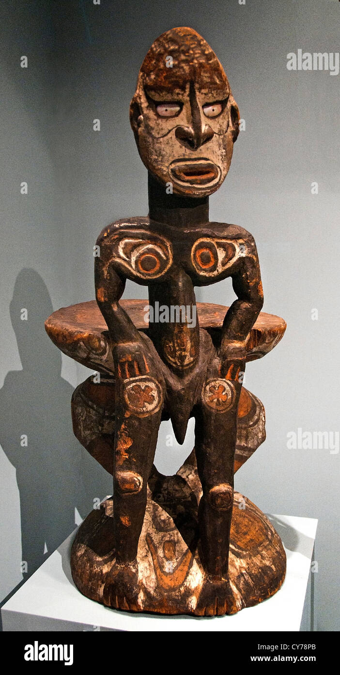 Debating Stool Kawa Rigit 19th century Papua New Guinea Middle Sepik ...