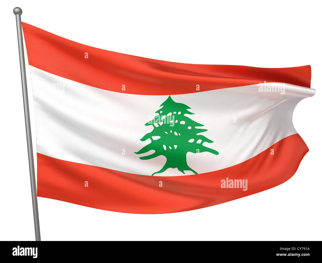 Lebanon national flag hi-res stock photography and images - Alamy
