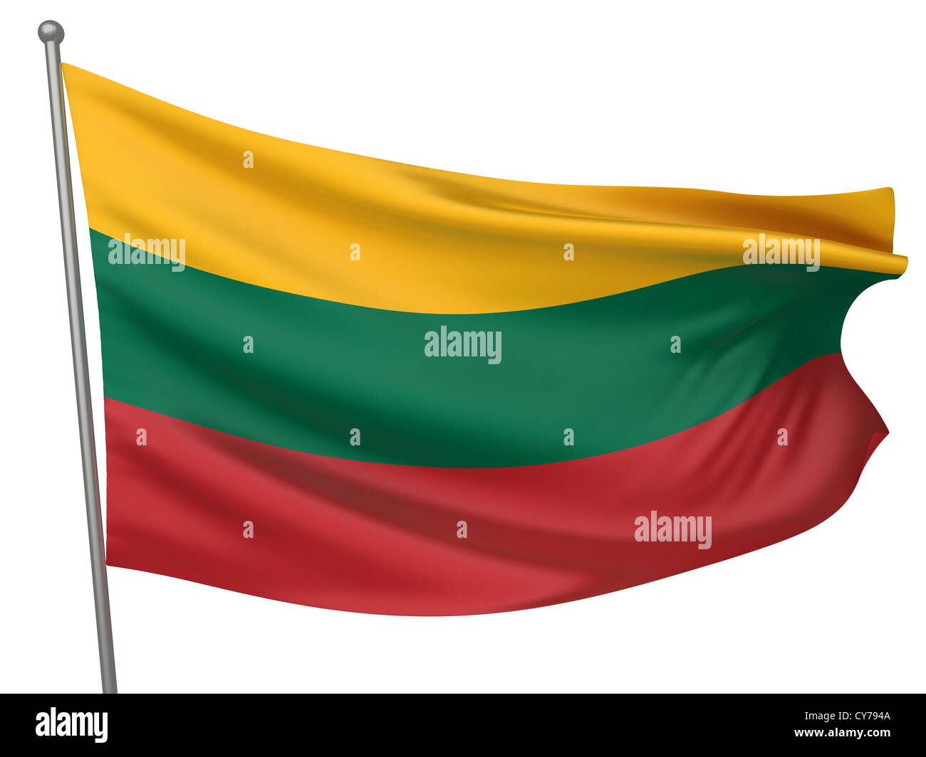 Lithuania National Flag - All Countries Collection - Isolated Image ...