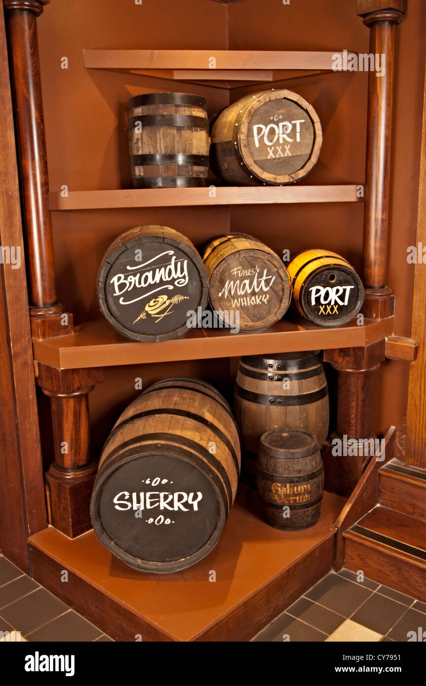 The mill at worston pub bar restaurant Stock Photo - Alamy