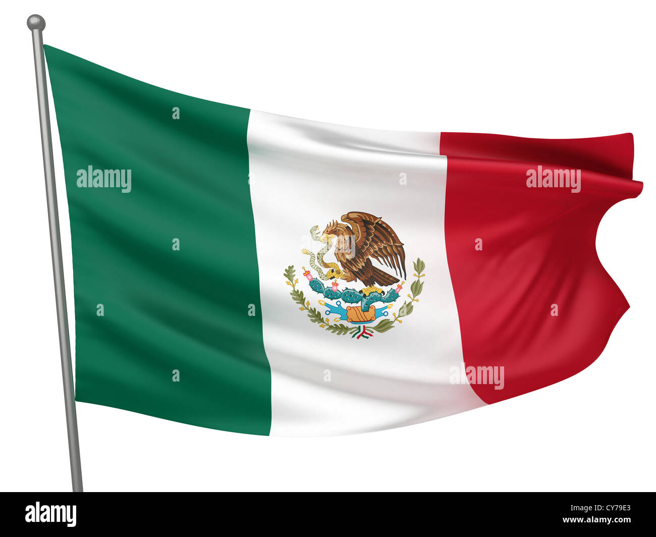 Mexico National Flag - All Countries Collection - Isolated Image Stock ...