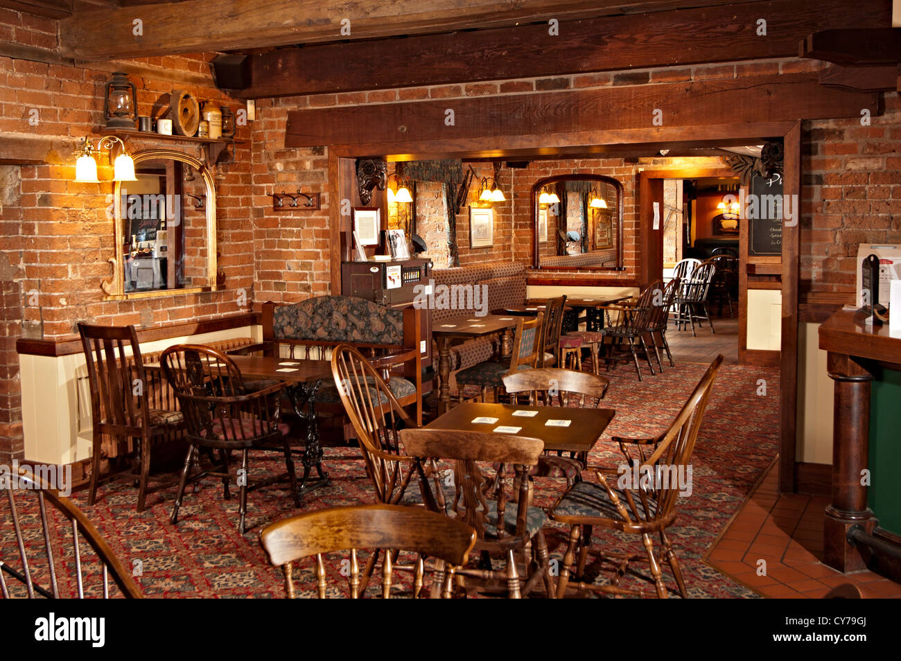 the mill pub interior Stock Photo - Alamy