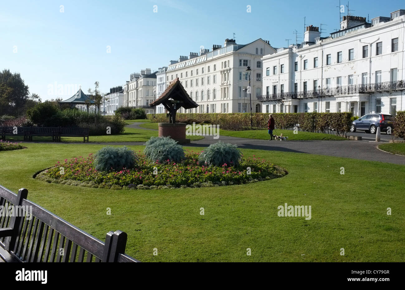 Sea front boarding houses in Filey, North Yorkshire Stock Photo - Alamy