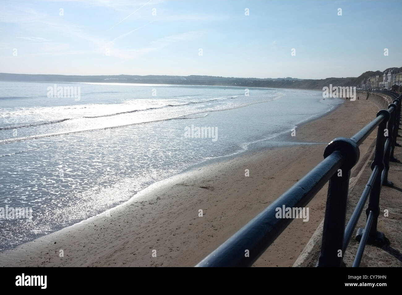 The beach at Filey, North Yorkshire in winter Stock Photo - Alamy