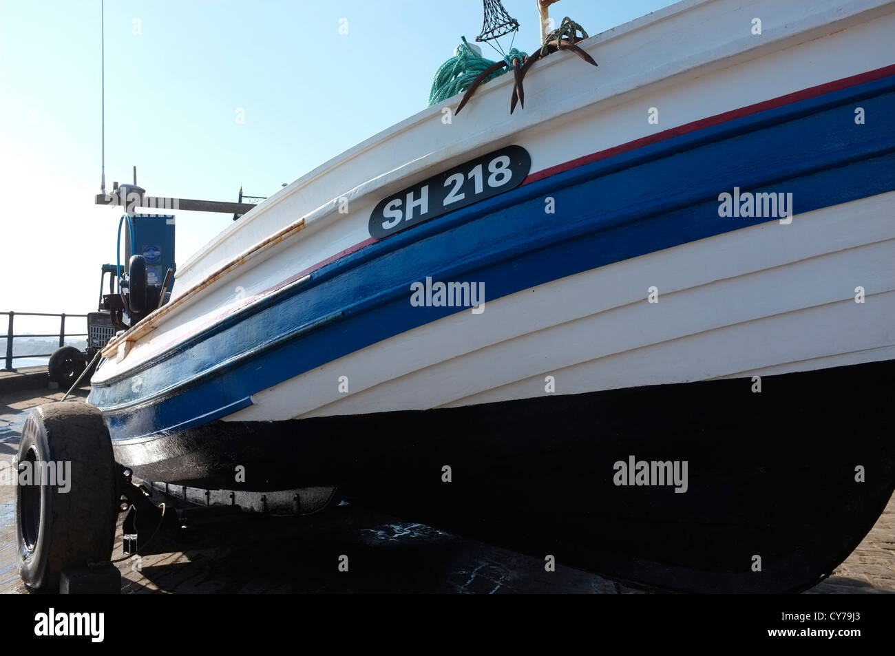 Cobble boat filey hi-res stock photography and images - Alamy