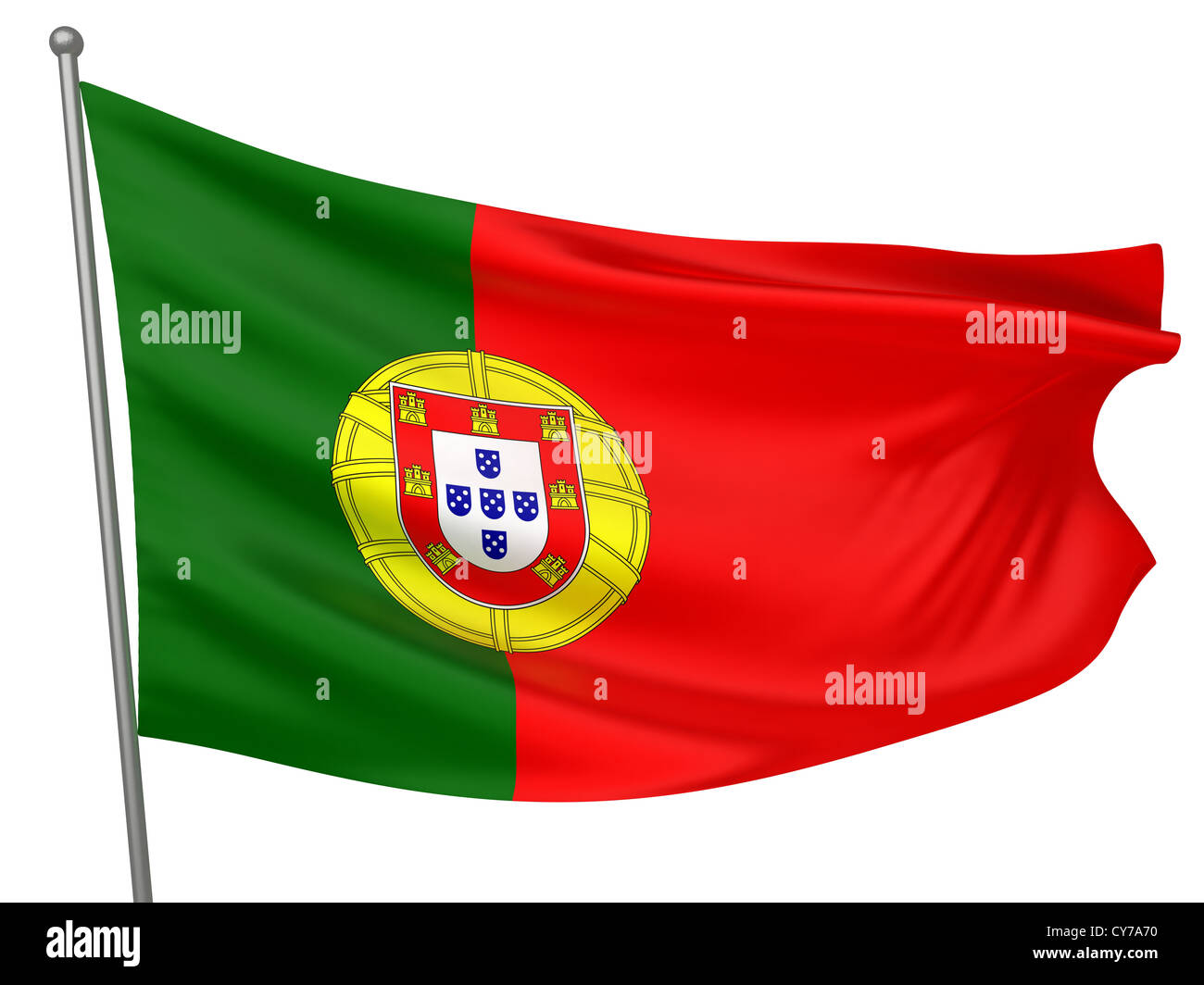 Portugal National Flag - All Countries Collection - Isolated Image ...