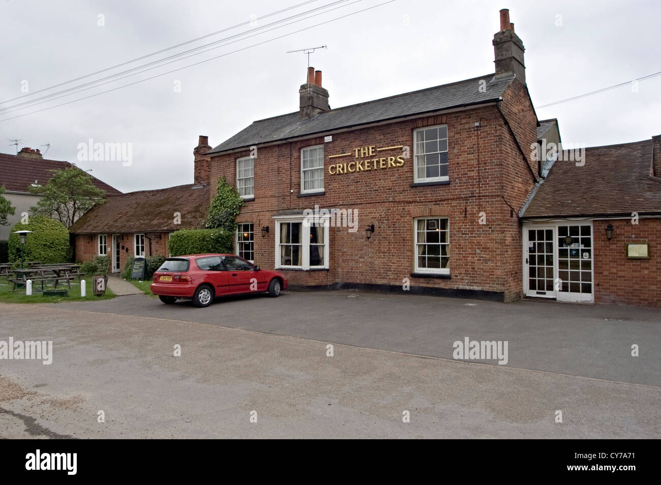 the cricketers pub Stock Photo - Alamy