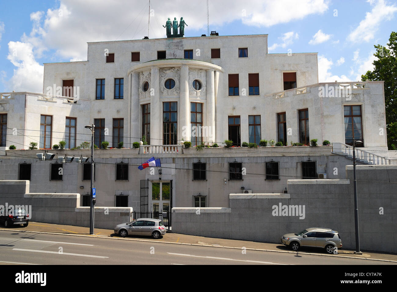 Belgrade, Serbia : Embassy of France Stock Photo - Alamy