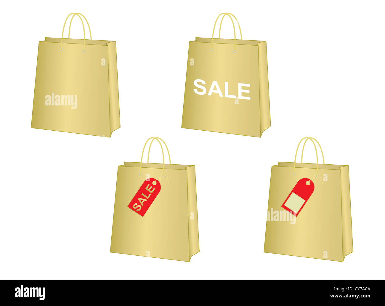 set of shopping bags Stock Photo - Alamy
