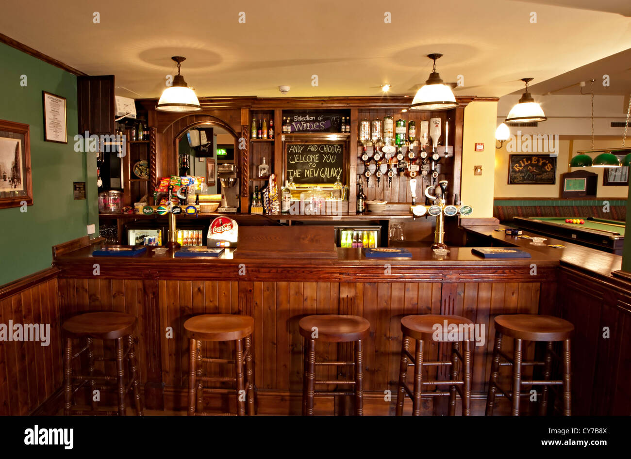 Draught beer pumps hi-res stock photography and images - Alamy