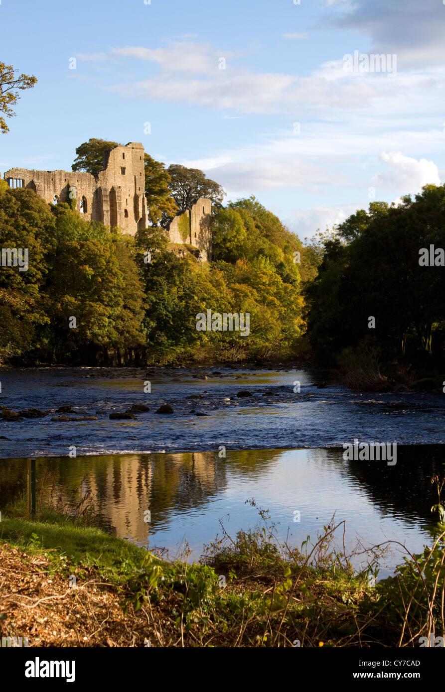 Barnard Castle in autumn Stock Photo - Alamy